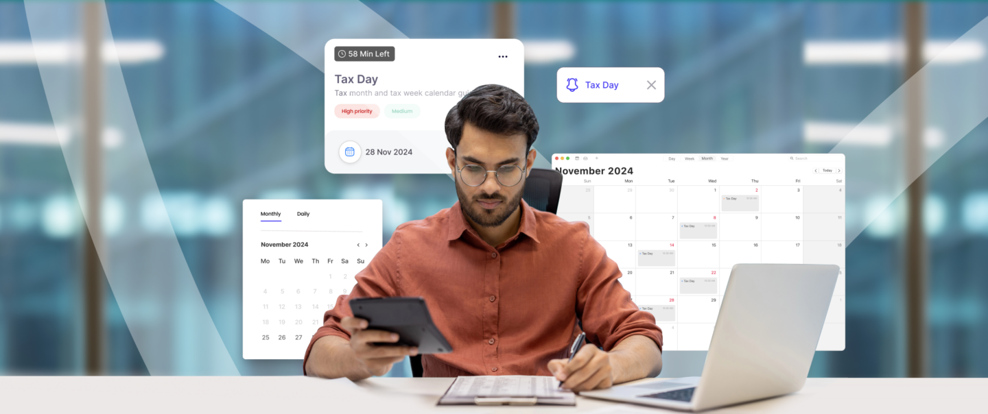 Tax month and tax week calendar guide for payroll deadlines